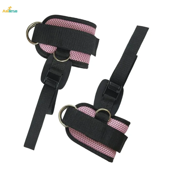 Ankle Straps for Cable Machines, Gym Padded Ankle Cuffs Adjustable, for ...