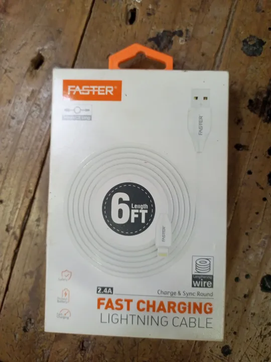 Faster Fast Charging Micro Cable | 6ft long | Safe Charging | | Daraz.pk