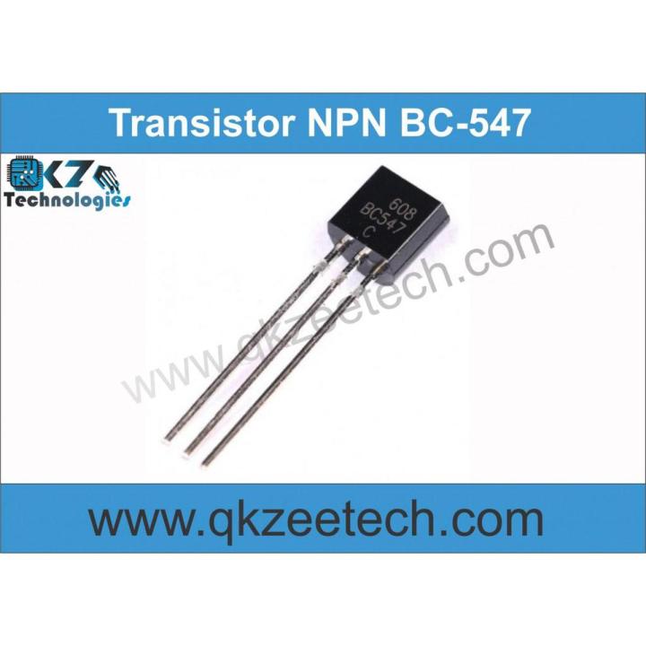 BC 547 NPN Transistor 50V 0.1A (Pack of 10) | Daraz.pk