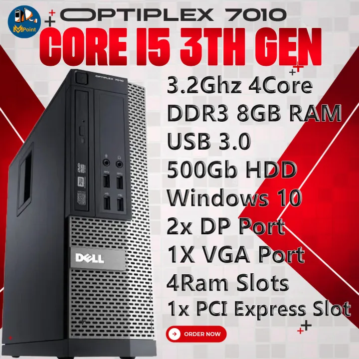 Dell Core i5 3rd Gen 4GB\8GB\12GB Ram + 320GB\500GB\1000GB Hard Windows ...