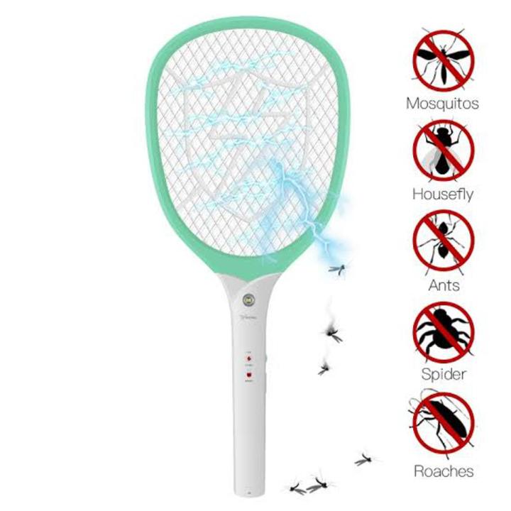Mosquito Killer Racket Rechargeable Mosquito Lamp with Led Light | Daraz.pk