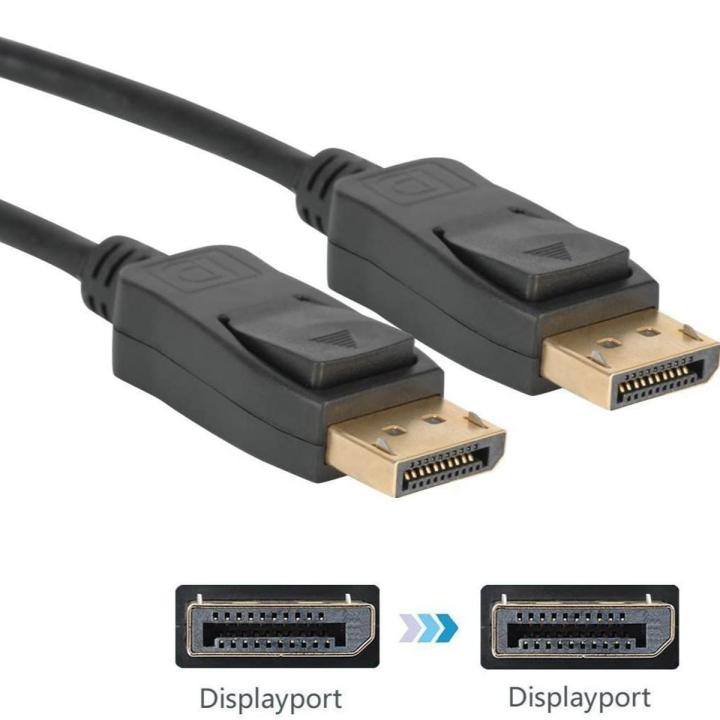 DisplayPort to DisplayPort Cable (DP to DP Cable) 2 Meter | Daraz.pk