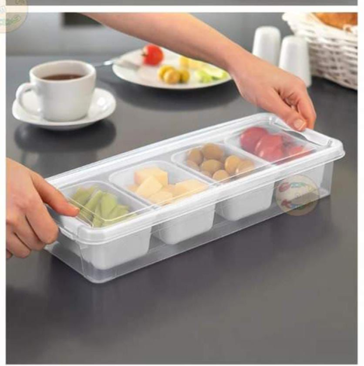 4in1 Portion Box Easy Essentials Kitchen Fruit And Vegetable Crisper ...