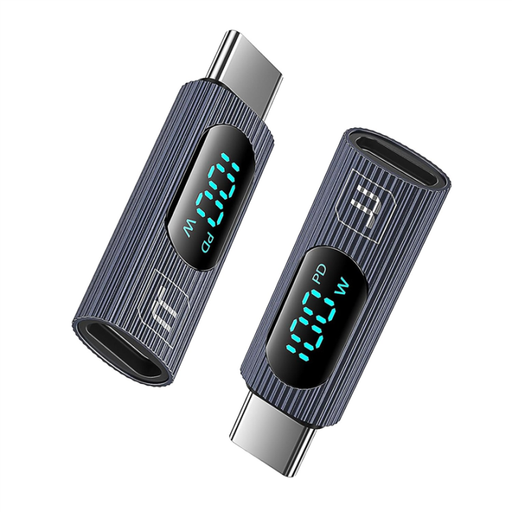 2 Piece USB C Adapter,100W USB C Female to USB C Male Extension Adapter ...
