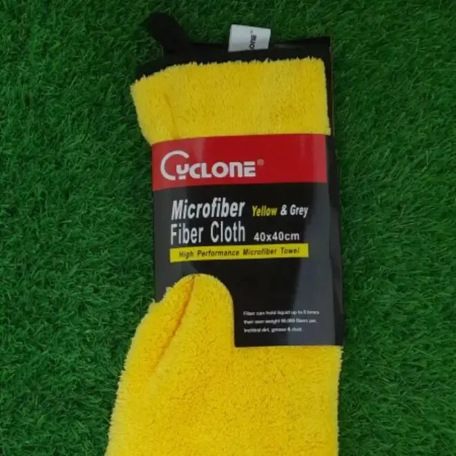 Cyclone High quality Microfiber yellow & grey clothes 40*40 with 600 ...