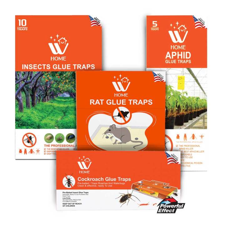 (Pack of 4) WBM Insect Killer Kit | Insects Glue Traps, Aphid GlueTrap ...