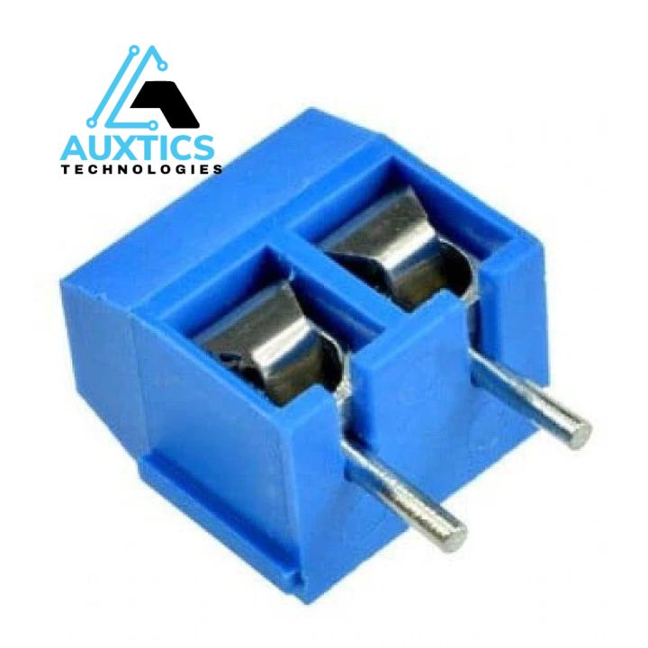 10 Pcs 2-Pin Screw Terminal Block Connector | PCB Mount | Secure ...