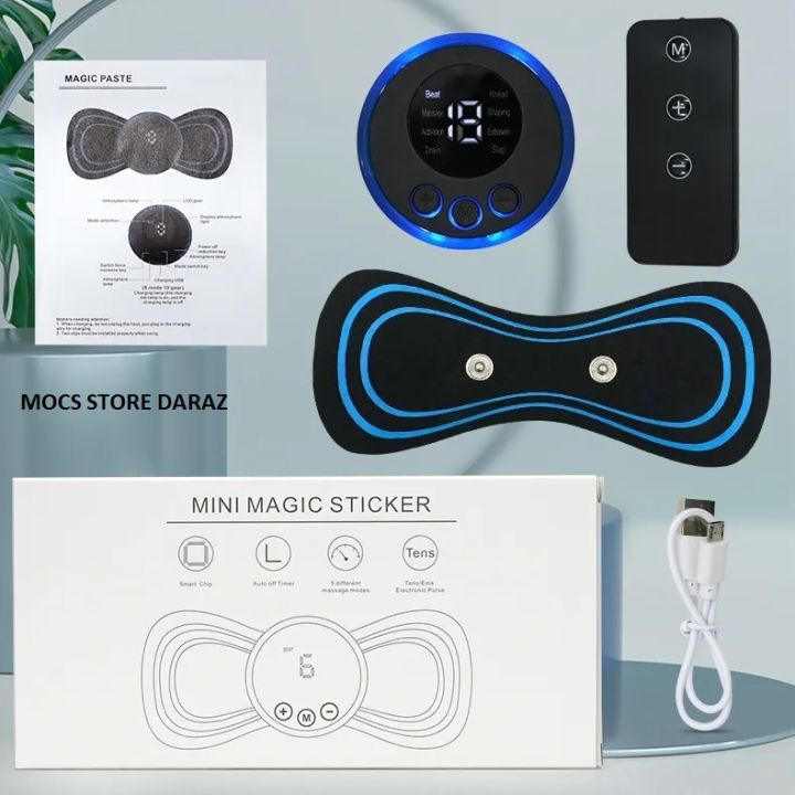 EMS Mini Body Massager Portable and Rechargeable-Electric Muscle ...