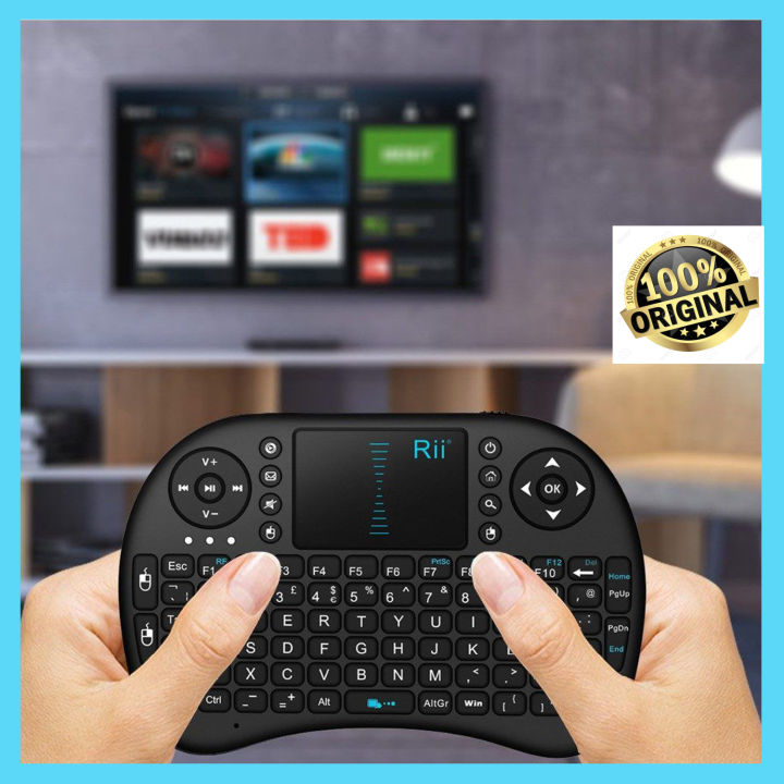 Mini Wireless Keyboard RF-500 with 3 Color RGB Backlit, 2.4GHz Wireless ...