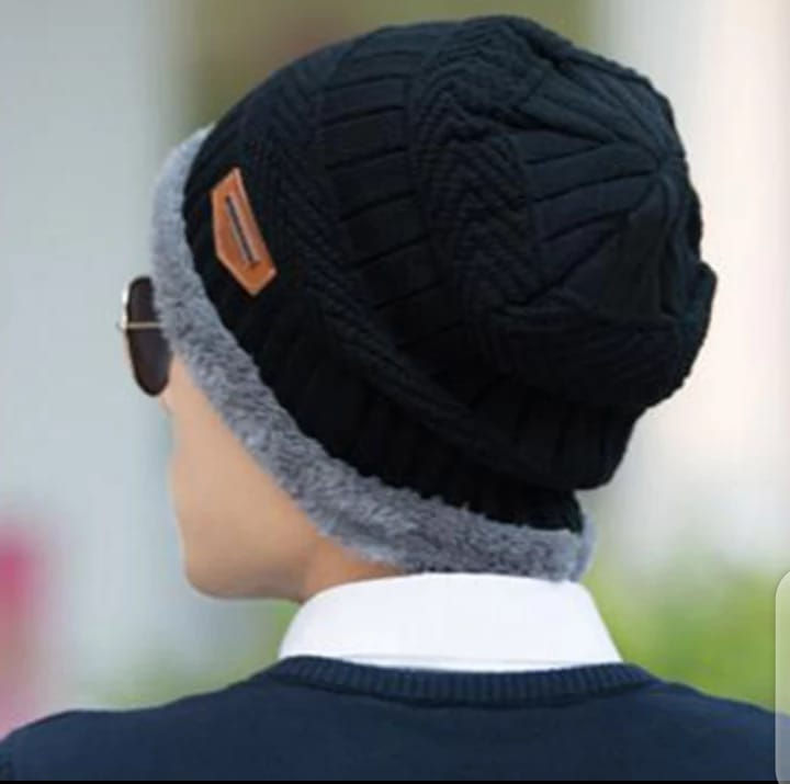 FASHIONABLE WARM KNIT BEANIE WOOLEN CAP FOR WINTERS BY SHEIKH ZAIN-UL ...