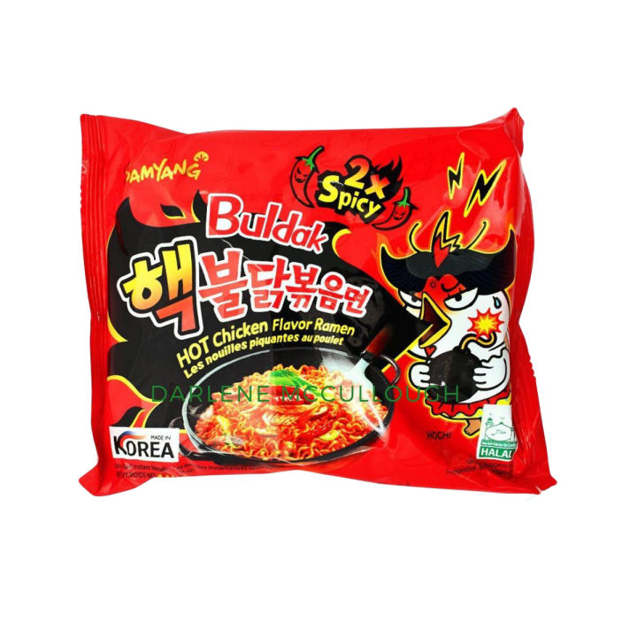 Samyang Noodles 2x Spicy Ramens (RED) 140g | Daraz.pk