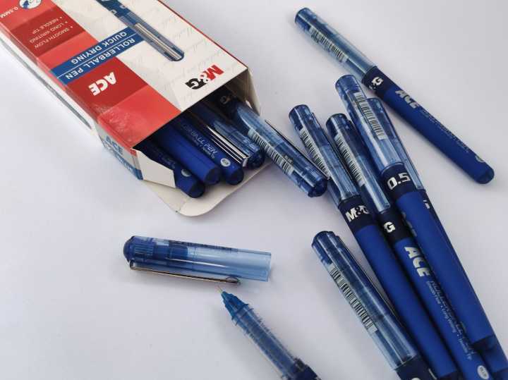 M&G Ace Rollerball Pen 6 pcs pack | Daraz.pk
