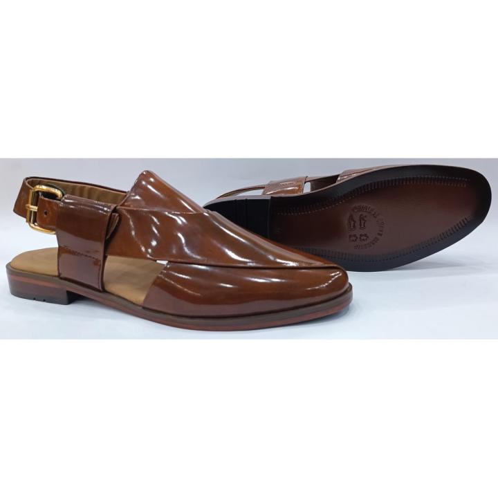 Shoe Hub cow leather peshawari chappal in Must for men - SHMST-54 ...