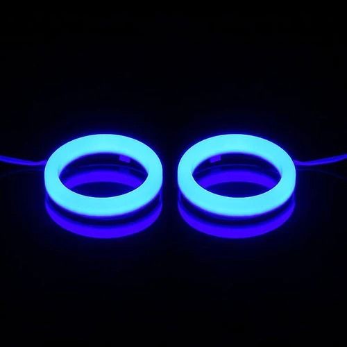 Universal Angel Eye Ring 70mm Blue Color With Cotton Plastic Cover LED ...