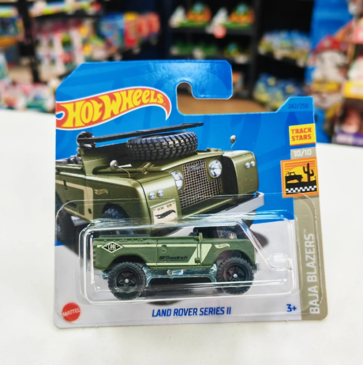 Original 2023 HOT WHEELS - LAND ROVER SERIES II GREEN SHORT CARD 1/64 ...