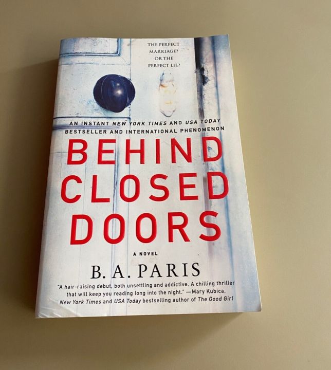 Behind Closed Doors Book by B.A. Paris | Daraz.pk