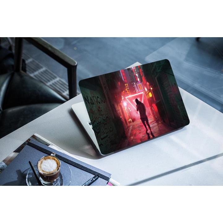 Alley Boy Cyberpunk Artist Laptop Back Skin-Laptop Skin Vinyl Sticker ...