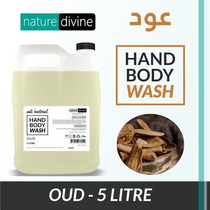 5 Litre Nature Divine Antibacterial Arabic Oud Hand Wash, Hand Soap ...