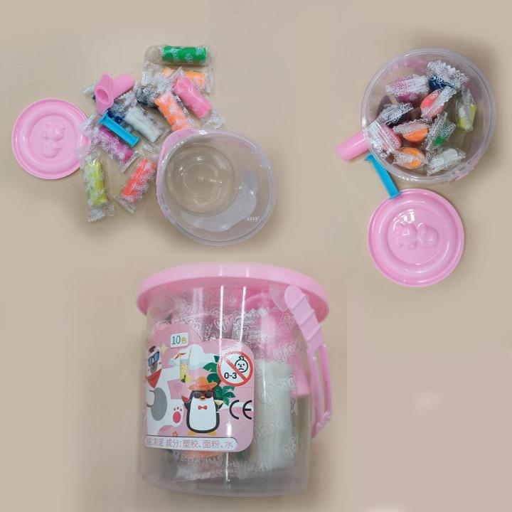 Slime Play Dough Clay For Kids Assorted Colors Modelling Clay Buckets ...