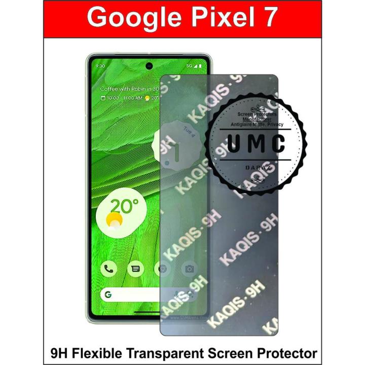 Google Pixel 7 Screen Protector 9h Nano & Back Jelly Protector Clear ...