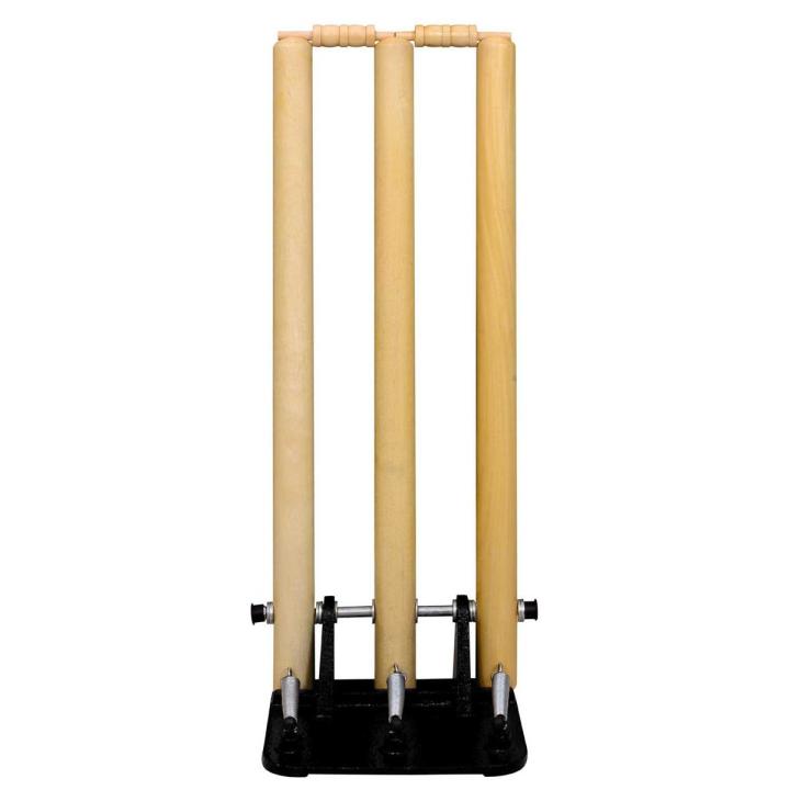 Hard Ball Cricket Spring Back Cricket Stumps – 28in Senior Stumps ...