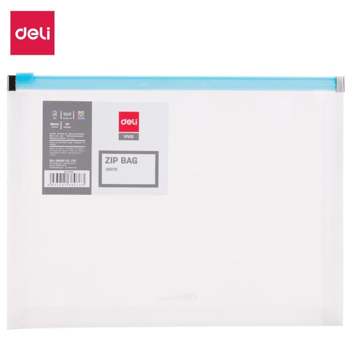 Deli - E38976-PP View Zip Bag Expandable A5 4C | Daraz.pk