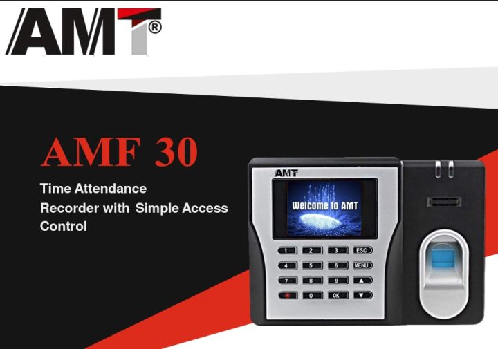 AMT fingerprint attendance AMF 30, biometric time attendance system ...
