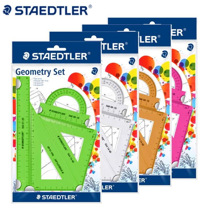 Germany Staedtler 569 WP4 transparent color plastic four-piece set ...