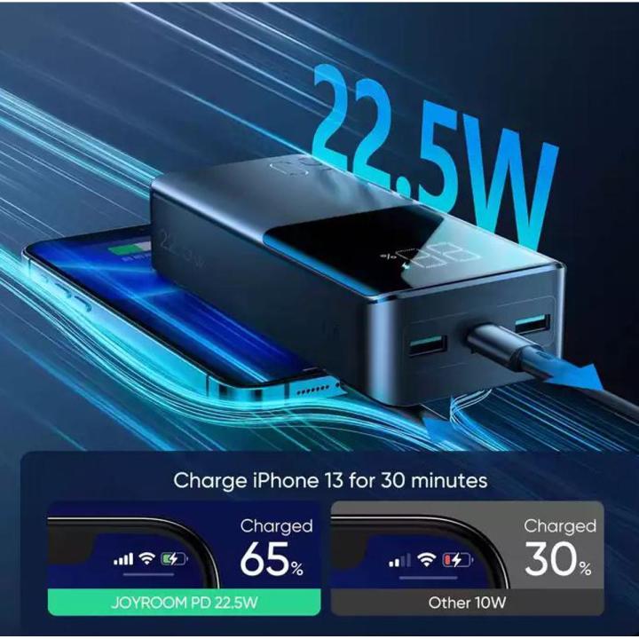 JOYROOM JR-QP193 22.5W 30000MAH Digital Display Super Fast Power Bank ...