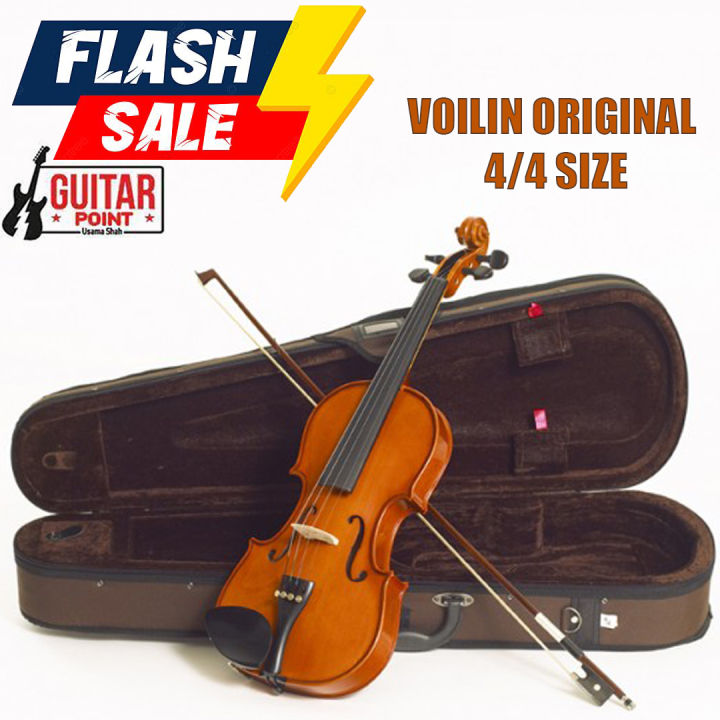 Wooden Violin 4/4 SIZE Professional - Free Accessories | Daraz.pk