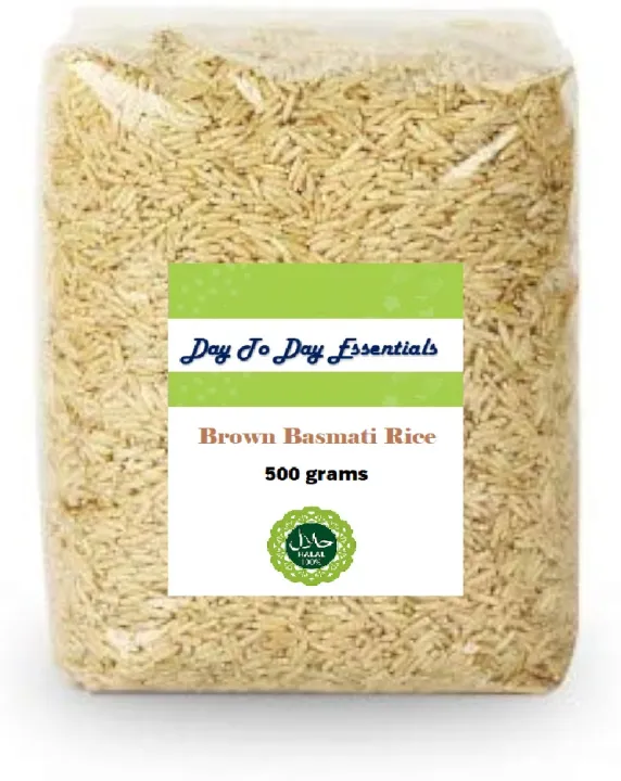 Brown Basmati Rice 500g – Whole Grain, Aromatic & Fiber-Rich – Healthy ...