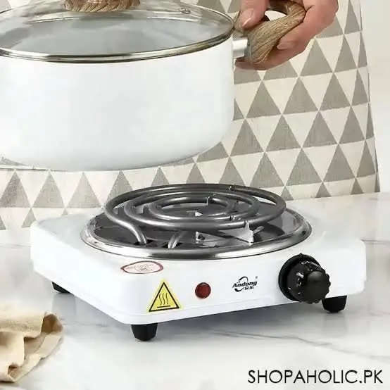 Slim Electric Stove Burner – Countertop Stainless Steel Cooker with ...