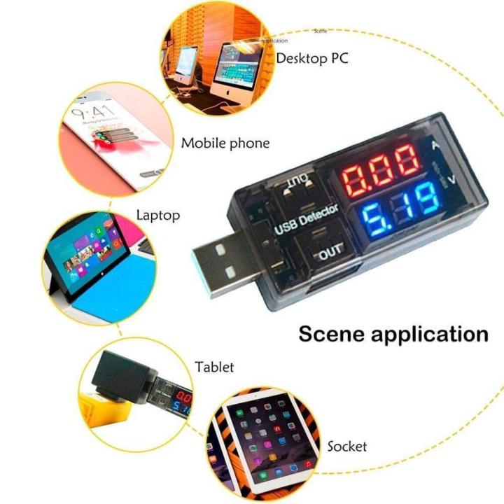 USB Detector Digital Multimeter Meter Tester Current Voltage Monitor ...