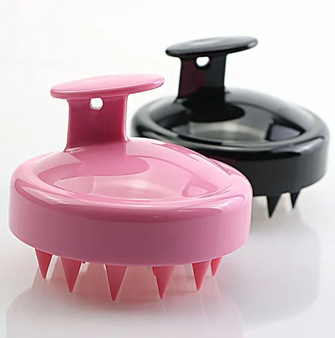HepaMart Shampoo Massager Brush with Soft Silicone Bristles for All ...