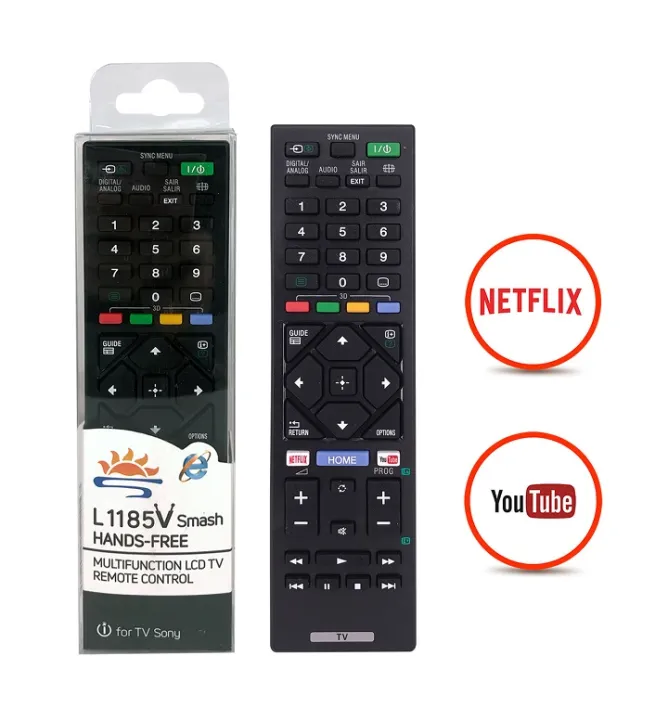 SONY Universal Remote Control for LCD & LED TV and Smart TV with ...