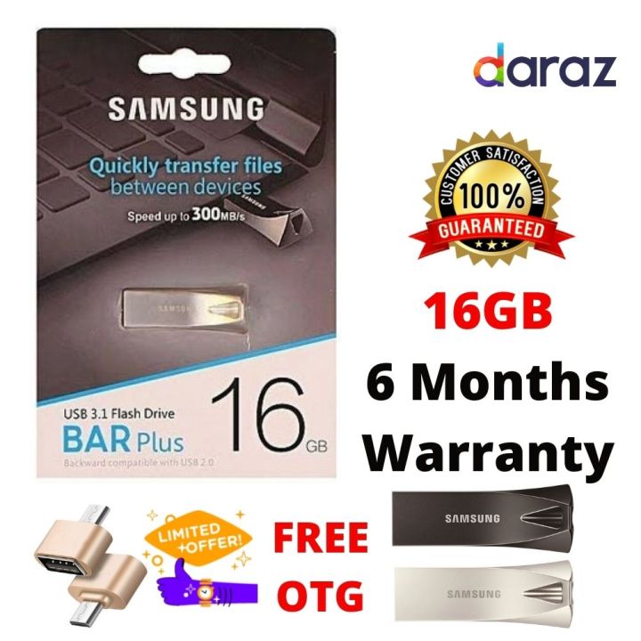 Samsung High Quality USB 3.1 Flash Drive Fast Data Transfer Speed Up To ...