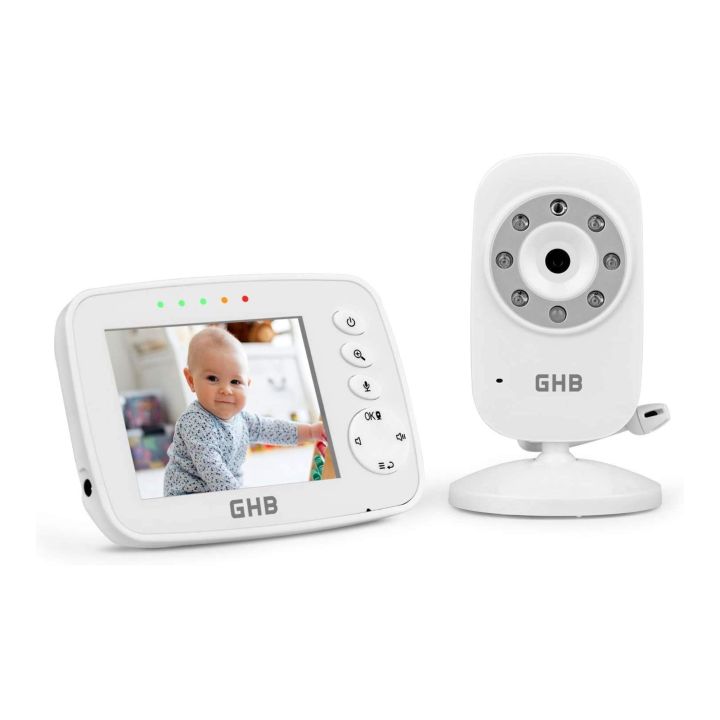 GHB Baby Monitor Video Baby Monitor with Camera Digital Zoom Infrared ...