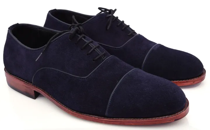 Oxford Shoes Suede Blue Color D-110 | Daraz.pk