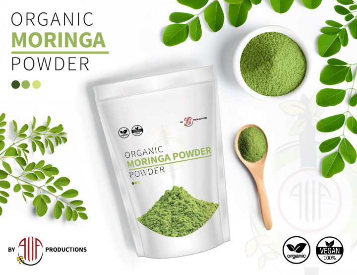 Organic Moringa Leaf Powder – 100% Pure Moringa Oleifera – Fresh Batch ...
