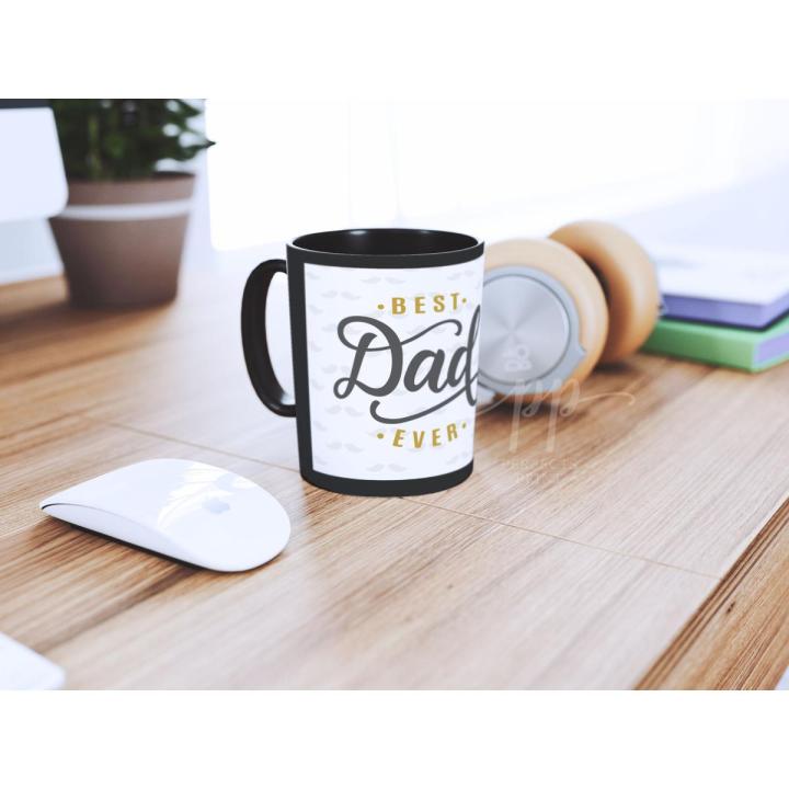 Unique Patch Mug Best Dad Ever Dad Patch Mug Custamized Patch Mug 330Ml ...