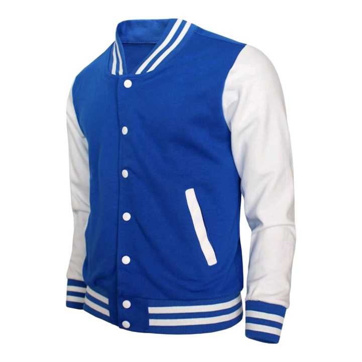 WalknStyle - Royal Blue - Stylish & High Quality Baseball Coat ...