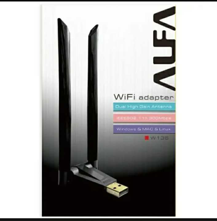 Alfa Wi-Fi USB Dual antenna adapter 300MB - WI-FI device wi-fi adapter. Alfa wi-fi USB W136-3dbi ...
