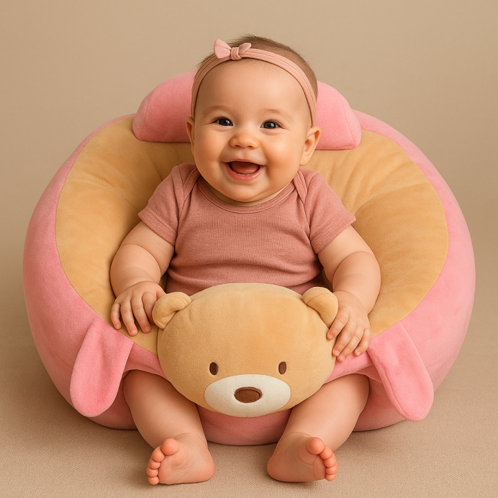 Baby Support Sofa Chair Soft Toddler Seat | Daraz.pk