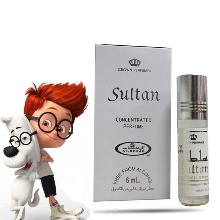 SULTAN Attar Alcohole Free Attar Concentrated Fragrance Attar Al Rehab ...