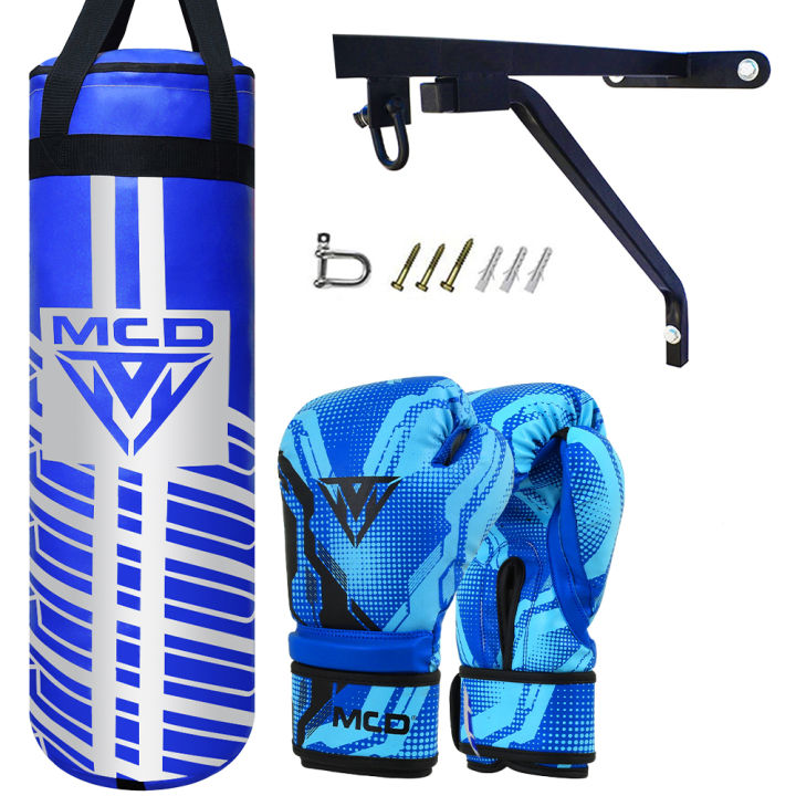 MCD Boxing Bags | Kids Punching Bag Set Blue | Boxing Bag Gloves Wall ...
