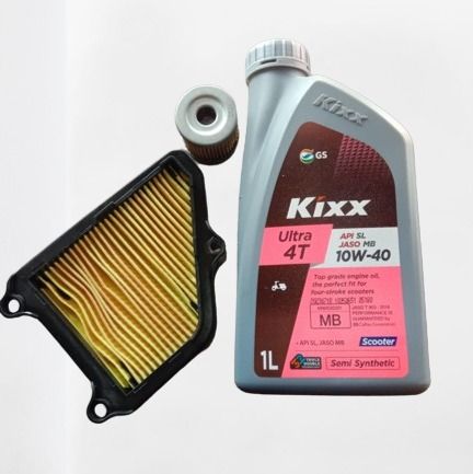 Pack of three KIXX OIL1L and AIR FILTER or OIL FILTER for SUZUKI GD 110 ...
