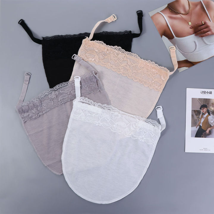 Easy Clip On Lace Anti-Glare Lining Anti Tarnish Bra Overlay Corset ...