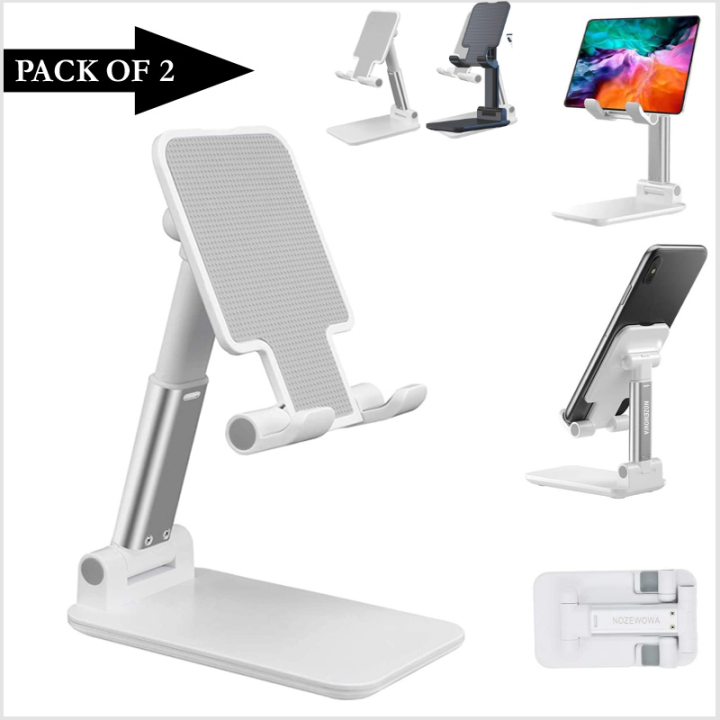 Pack Of 2 Portable Desktop Folding Lifting Bracket Mobile Phone Stand ...