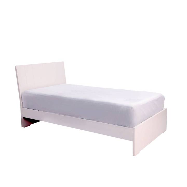 Habitt -Marigold Single Size Bed - White | Daraz.pk
