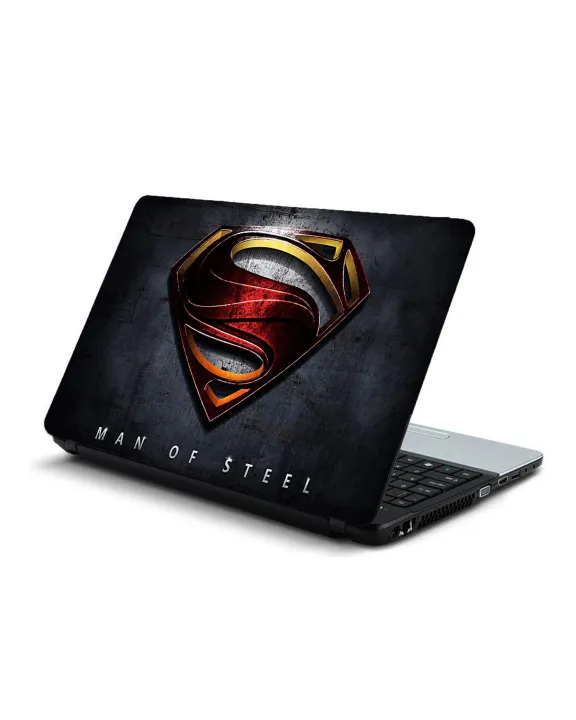 Superman Laptop Back Skin Wallpaper-Laptop Skin Sticker Cover Art Decal ...